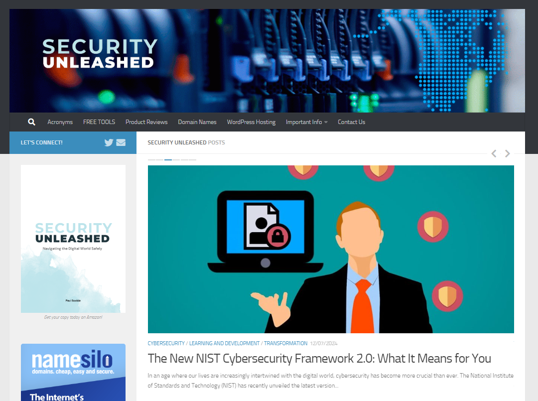 Paul Scobie - Author of the book "Security Unleashed:"